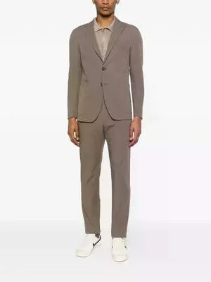 Tagliatore Notched-lapel Suit - Brown