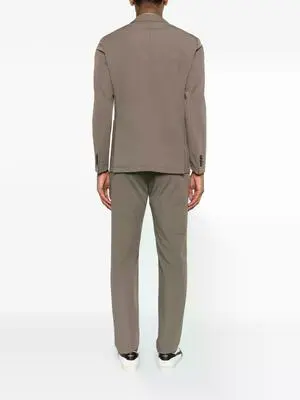 Tagliatore Notched-lapel Suit - Brown