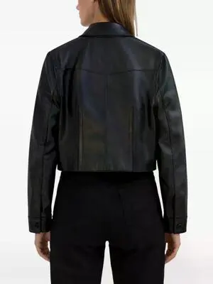STAND STUDIO Buttoned Leather Jacket