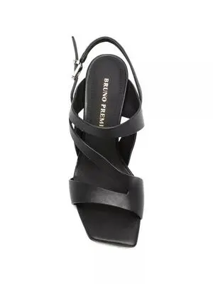 BRUNO PREMI Margot Strappy Leather Sandals