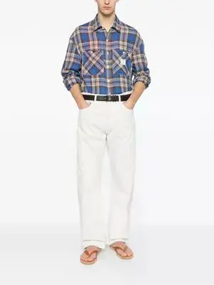 ROY ROGER'S Check Patch-pocket Shirt