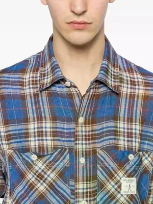 ROY ROGER'S Check Patch-pocket Shirt