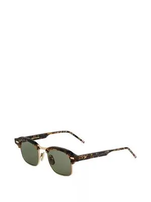 Thom Browne Tortoiseshell-pattern Sunglasses - Brown