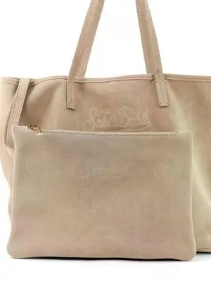 MC2 SAINT BARTH City Suede Tote Bag - Neutrals