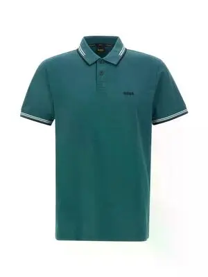 BOSS Contrast-trim Logo Polo Shirt