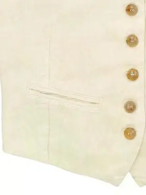 FORTELA Buttoned V-neck Waistcoat