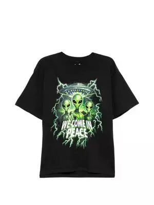 MELT Alien-print T-shirt