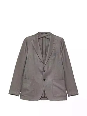 Tagliatore Notched-lapel Two-button Jacket - Brown