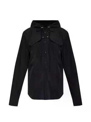 Off-White Hooded Chest-pocket Shirt