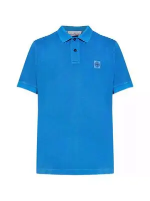 Stone Island Short-sleeve Polo Shirt - Blue