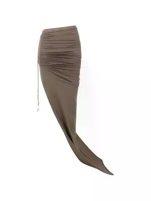 Rick Owens Draped Drawstring Skirt - Neutrals