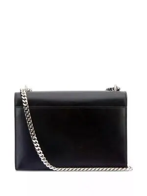 Saint Laurent Logo-plaque Chain-strap Tote Bag - Black