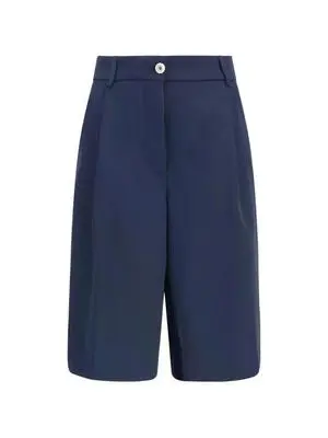 CRUNA Pleated Buttoned Shorts