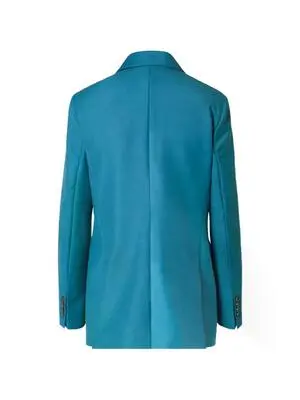 Max Mara Double-breasted Jacket - Blue