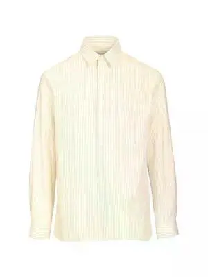 Maison Kitsuné Striped Oversized Shirt
