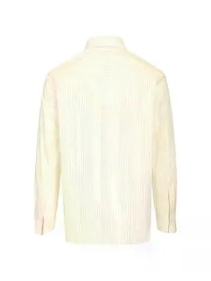 Maison Kitsuné Striped Oversized Shirt