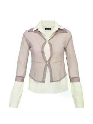 Hache Layered Shirt - Neutrals