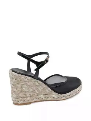STUART WEITZMAN Mesh Buckle Espadrille Heels