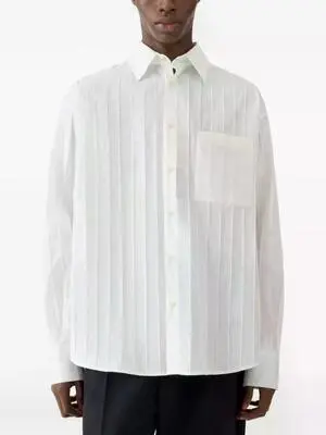 Jacquemus The Camargue Embroidered Striped Shirt