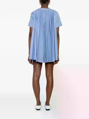 Sacai Striped Dress With Pocket