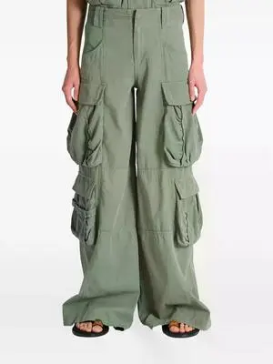 Balmain Multi-pocket Cargo Trousers - Green