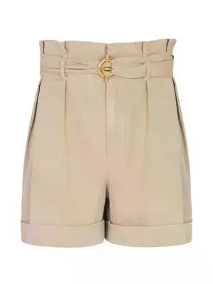 Balmain Belted-waist Tailored Shorts
