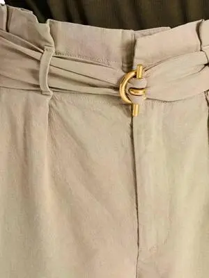 Balmain Belted-waist Tailored Shorts