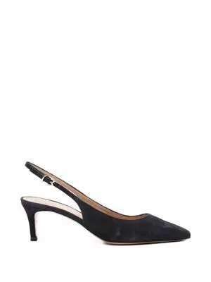 Roberto Festa Slingback Suede Pumps - Blue