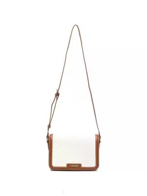 CAFÈNOIR Logo-plaque Crossbody Bag - Neutrals