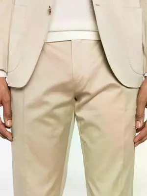 LARDINI Single-breasted Cotton Suit - Neutrals