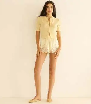 DÔEN Alesia Cashmere Cardigan - Gateau