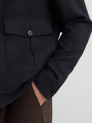 REISS Gandine Textured Hopsack Jacket