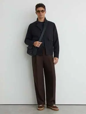 REISS Gandine Textured Hopsack Jacket