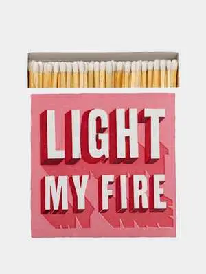 ARCHIVIST Light My Fire Luxury Matchbox By - Pink