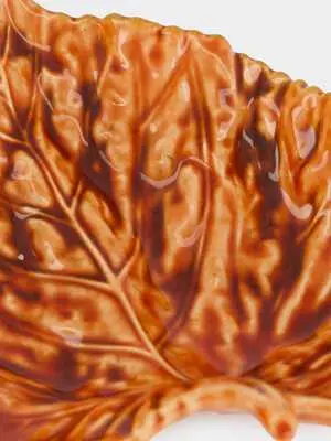 BORDALLO PINHEIRO Birch Leaf Small Claudia Schiffer - Brown