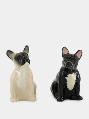 QUAIL CERAMICS French Bulldog Salt And Pepper Set