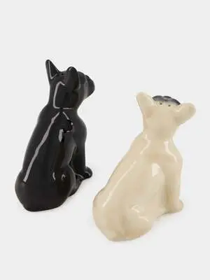 QUAIL CERAMICS French Bulldog Salt And Pepper Set