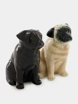 QUAIL CERAMICS Pug Salt And Pepper Set