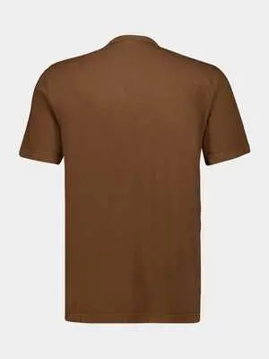 JAMES PERSE Gingerbread Crew Neck T-shirt - Brown