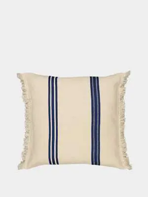 Libeco Linen Cushion With Fringed Edges