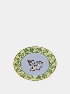 GINORI 1735 Il Viaggio Di Nettuno Bread Plate - Multicolour