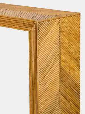 SANTANO Bamboo Rattan Console