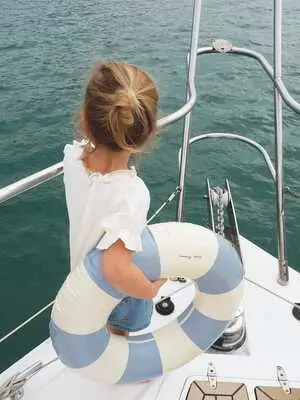 PETITES POMMES Nordic Swim Ring Anna - Blue