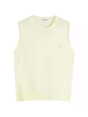 Maison Kitsuné Baby Fox Sleeveless Sweater - Yellow