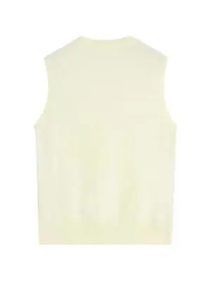 Maison Kitsuné Baby Fox Sleeveless Sweater - Yellow