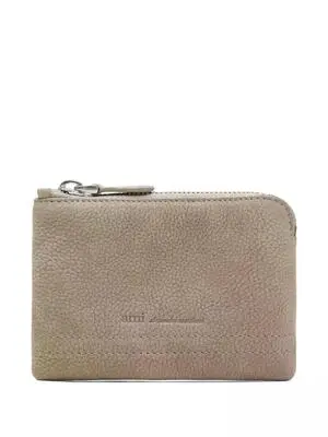 Ami Paris Silver Tone Wallets For Men