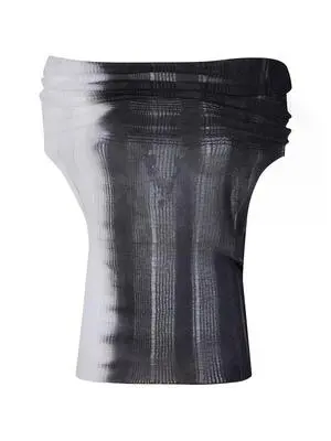 PIERANTONIOGASPARI Strapless Tie-dye Top