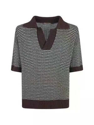 NUUR V-neck Knitted T-shirt