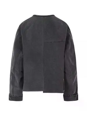 KURO Asymmetric Frayed Jacket