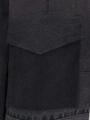 KURO Asymmetric Frayed Jacket